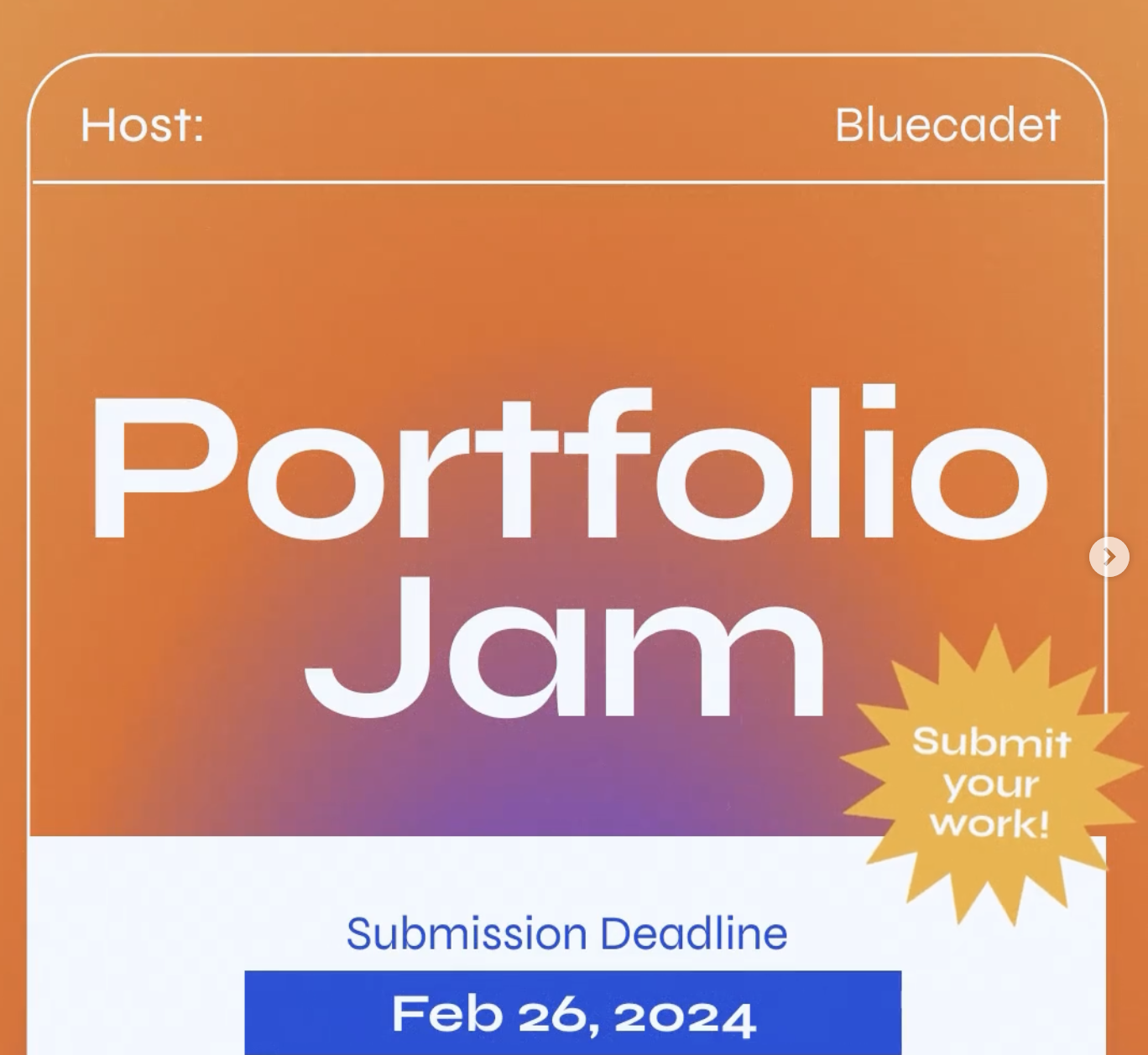 Submissions are open for the Bluecadet Portfolio Jam! - SEGD - Designers of Experiences